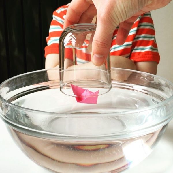 Submerged paper boat | Early Learning Toys